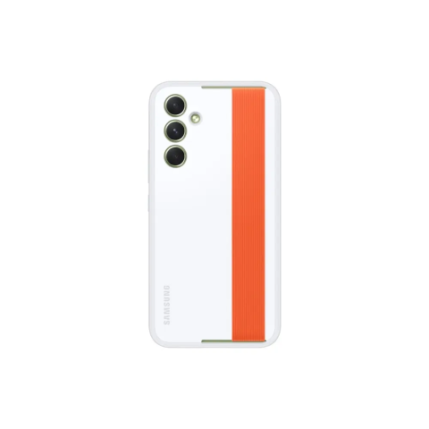 Samsung EF-XA546CWEGWW Galaxy A54 Silicone Grip fehér gyári szíjas ...