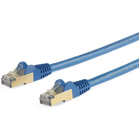 Startech UTP CAT6A Összekötő Kék 10m 6ASPAT10MBL - Kábel és adapter ...